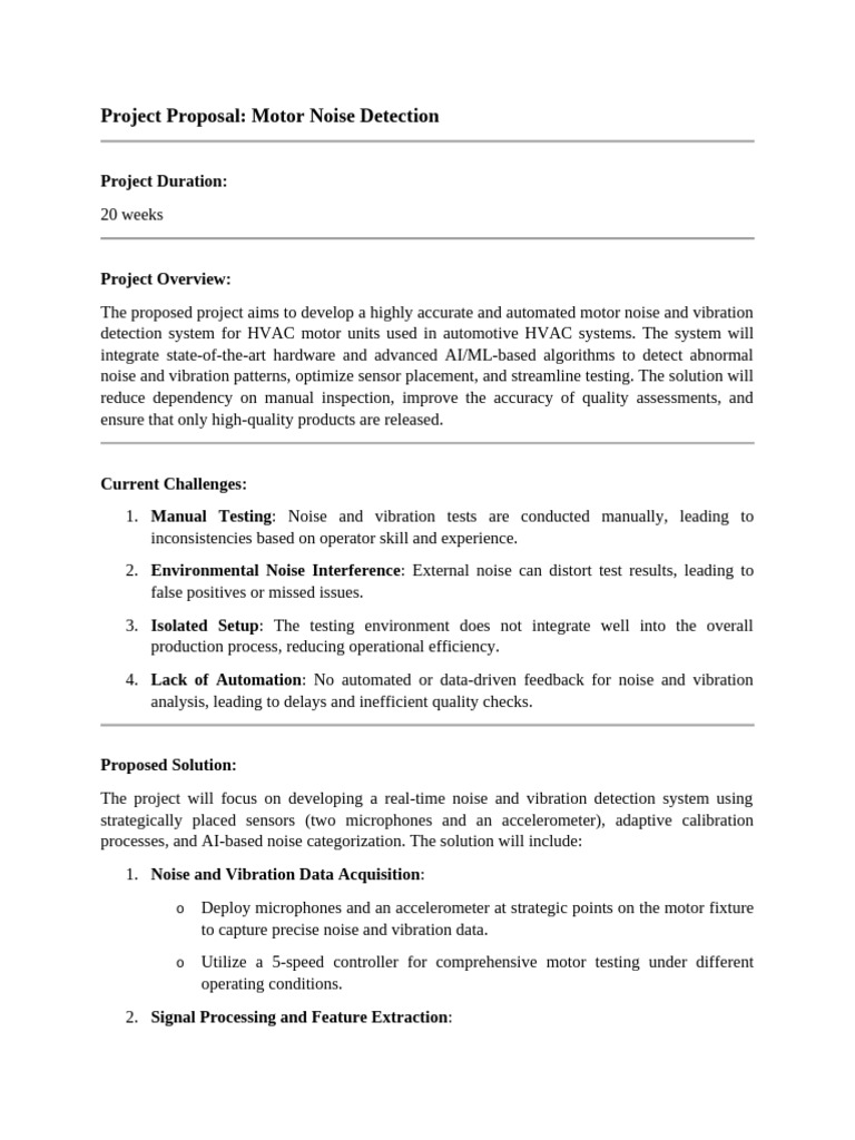 Project Proposal | PDF | Microphone | Automation
