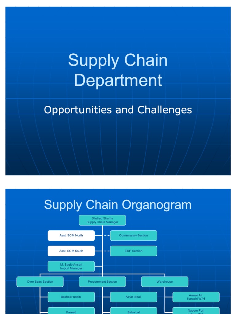 Suuply Chain Department Brief | Download Free PDF | Supply Chain ...