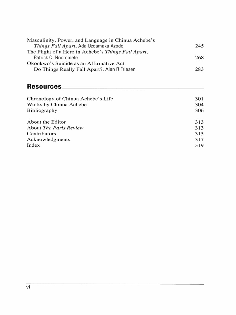 Things Fall Apart, by Chinua Achebe - 10 | PDF