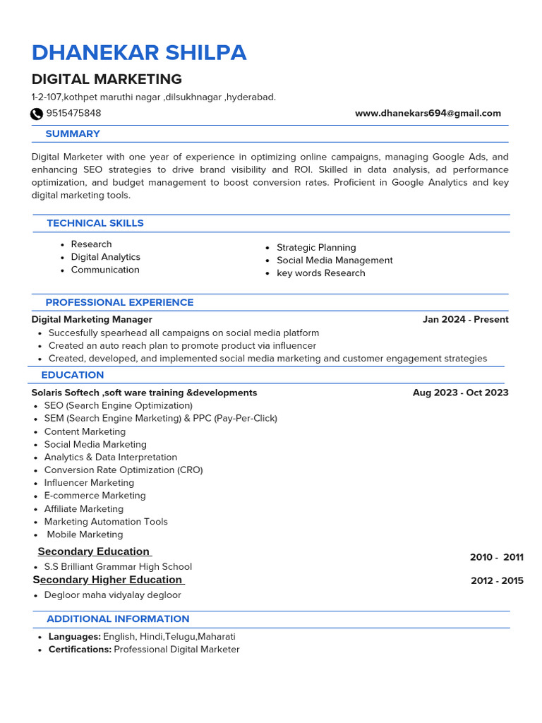 Blue Geometric Lines Professional UX Design Tech Resume | PDF | Business | Computers