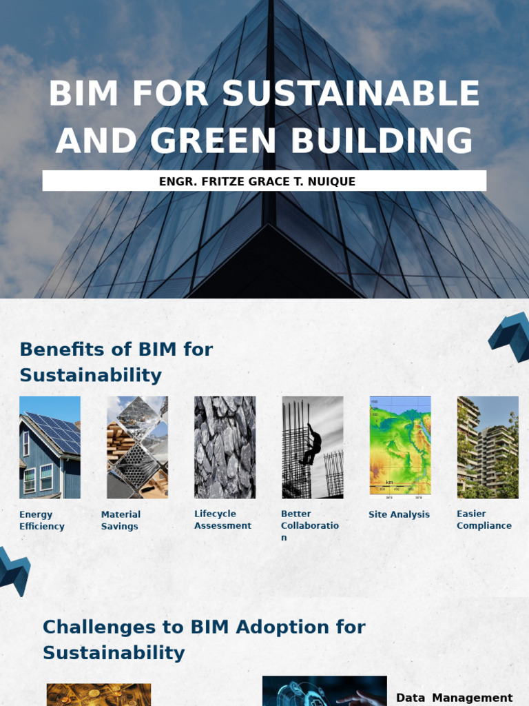 Bim For Sustainable and Green Building Final | PDF