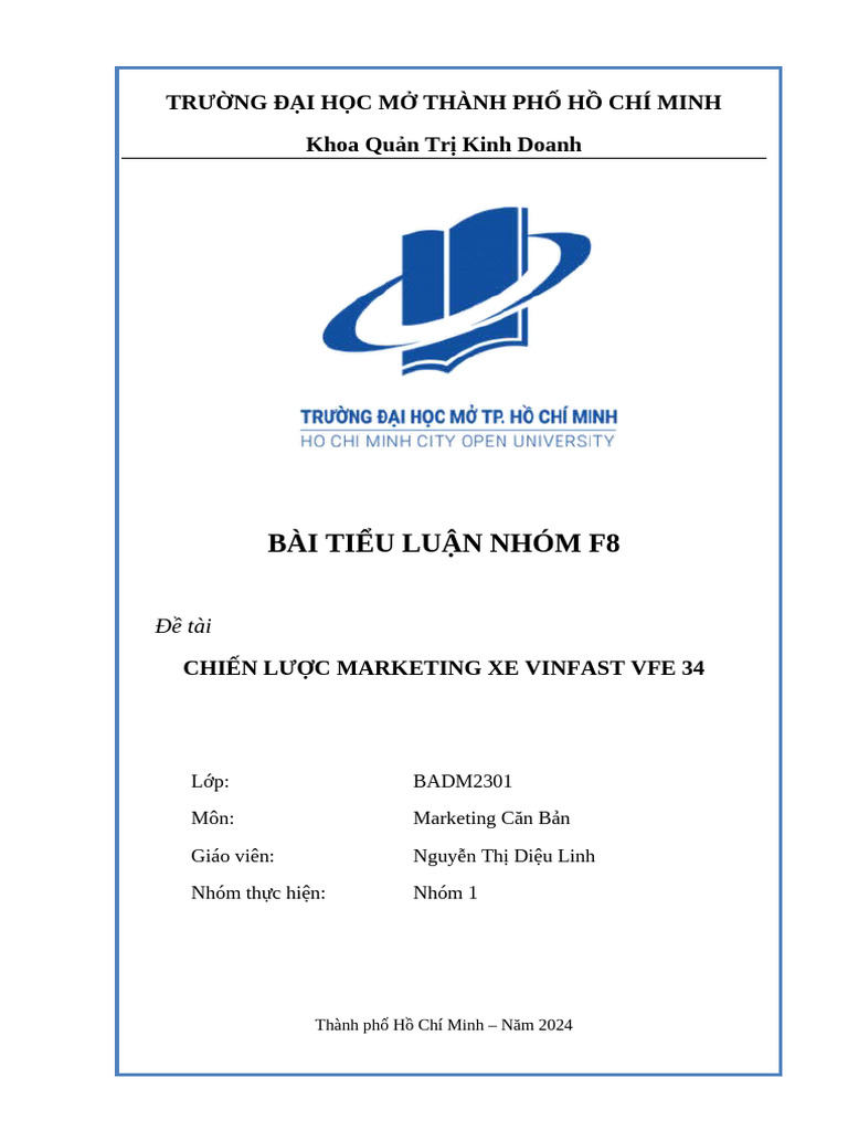 Xe Vinfast VFE 34 Nhoì - M F8 | PDF