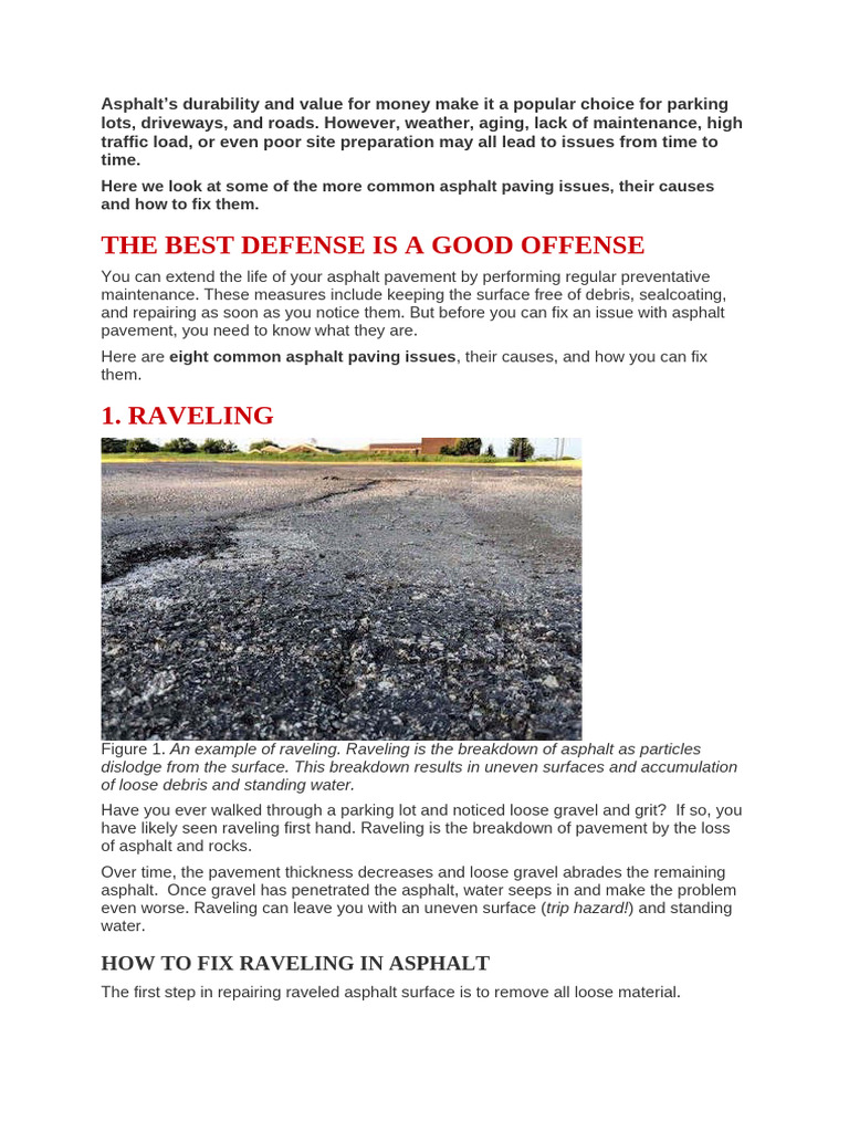 Asphalt failures | PDF | Road Surface | Building Engineering