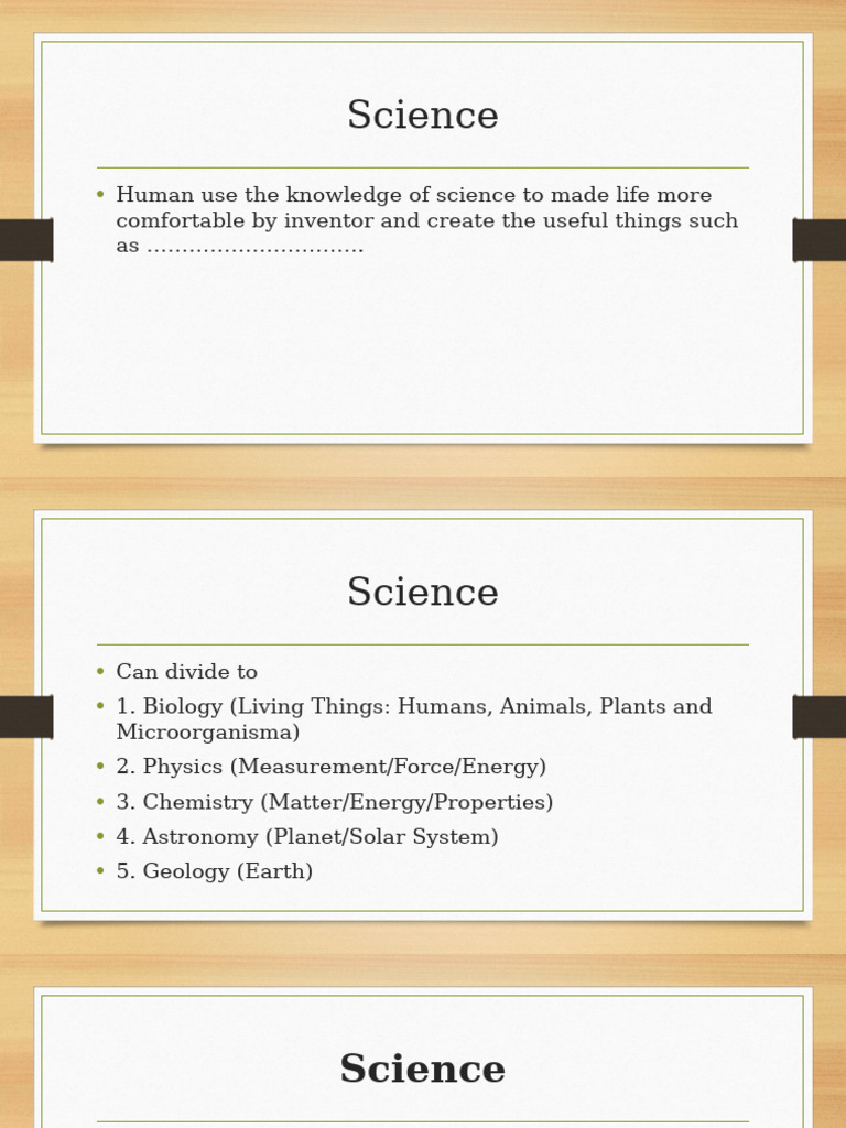 Science Year 6 | PDF