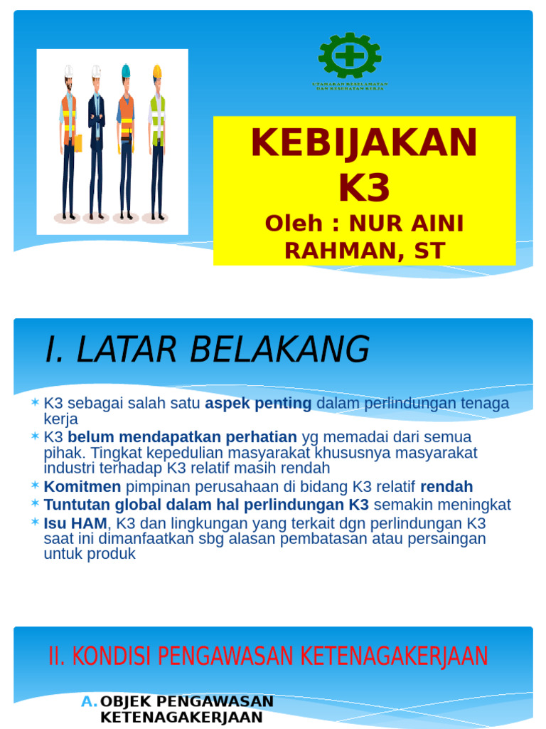 Kebijakan k3 | PDF