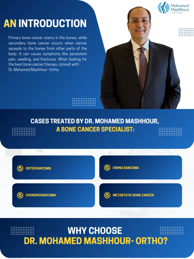 Bone Cancer Care by Dr. Mashhour | PDF