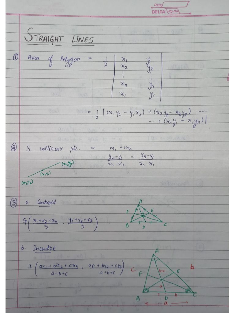 Straight Lines | PDF