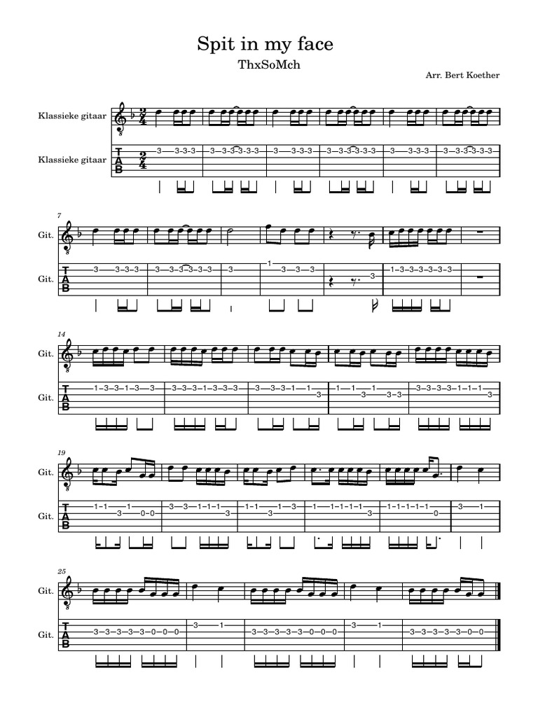 ThxSoMch Spit in My Face | PDF