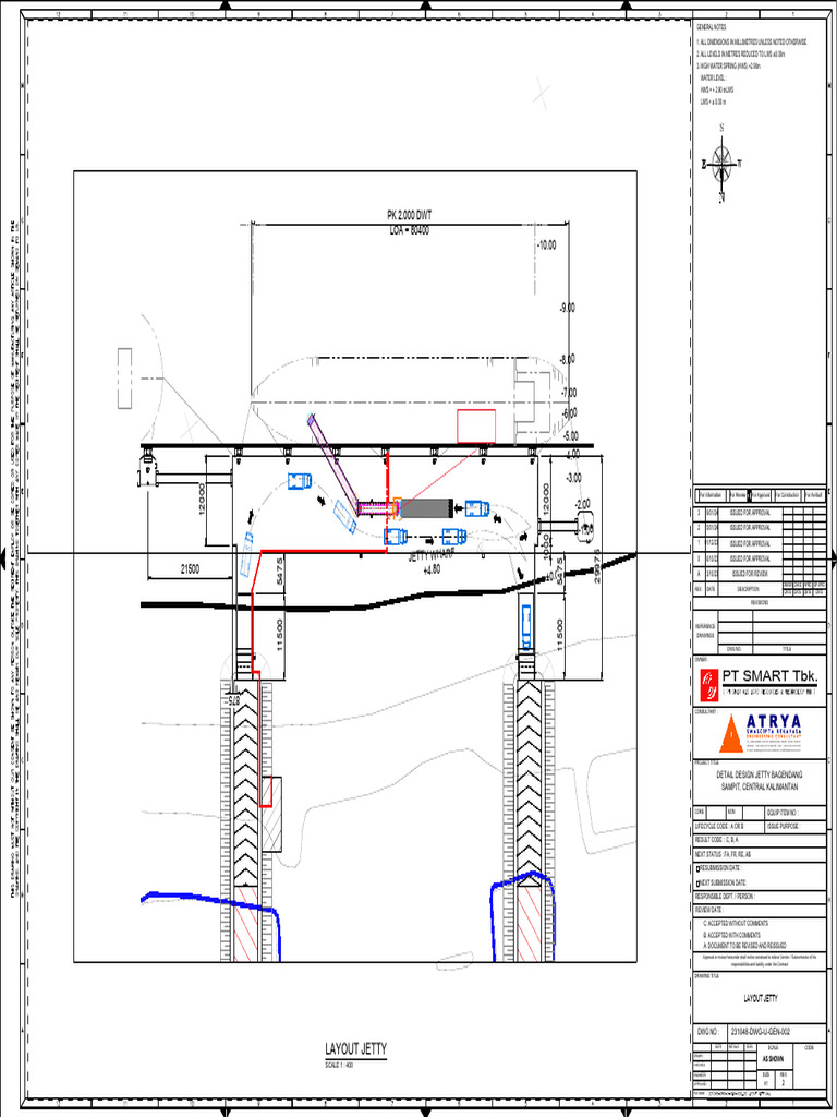 231048-Dwg-U-Gen-002 - 03 Layout Jetty-00 - R | PDF