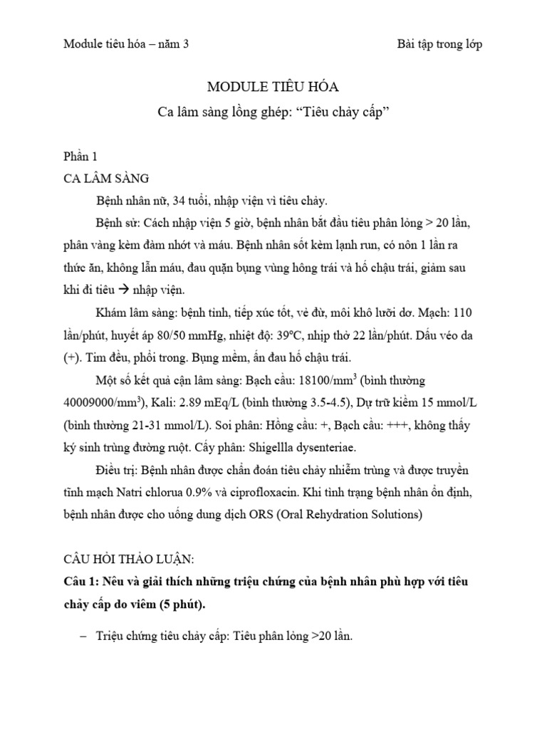 Case - Bài Tập | PDF