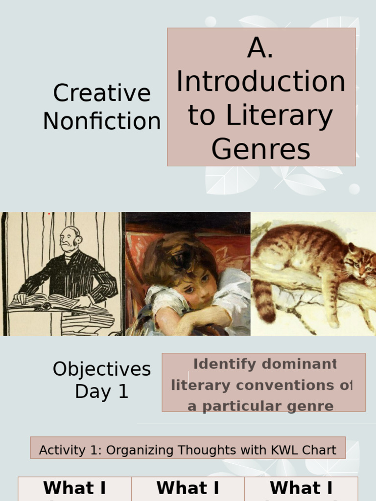 Creative Non Fiction G12 | PDF | Composition (Visual Arts) | Genre