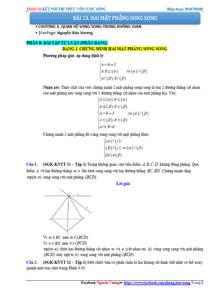 Bai 13 Hai MP Song Song DA TL | PDF