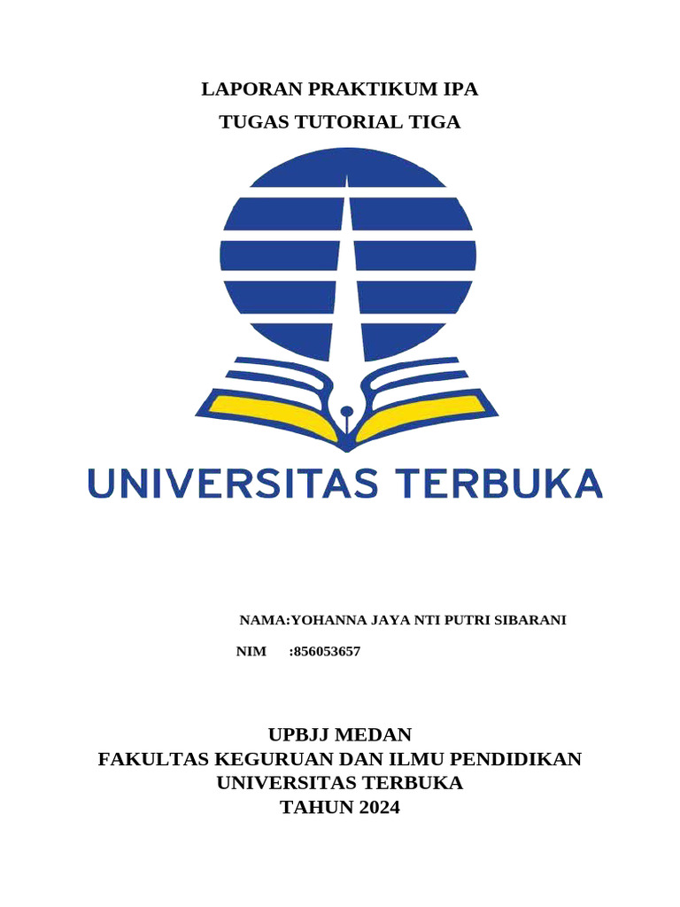 Laporan TT3 PRATIKUM IPA | PDF