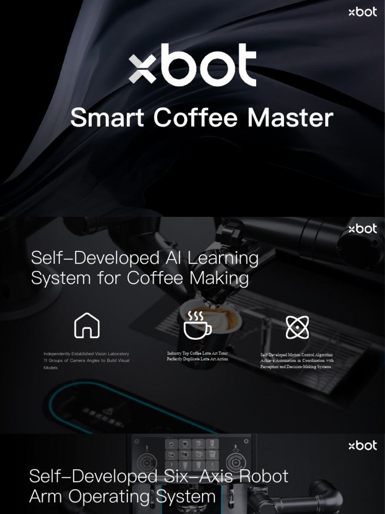 xbot Coffee Master Product Manual 英文版 0410 | PDF | Humidity | Robot