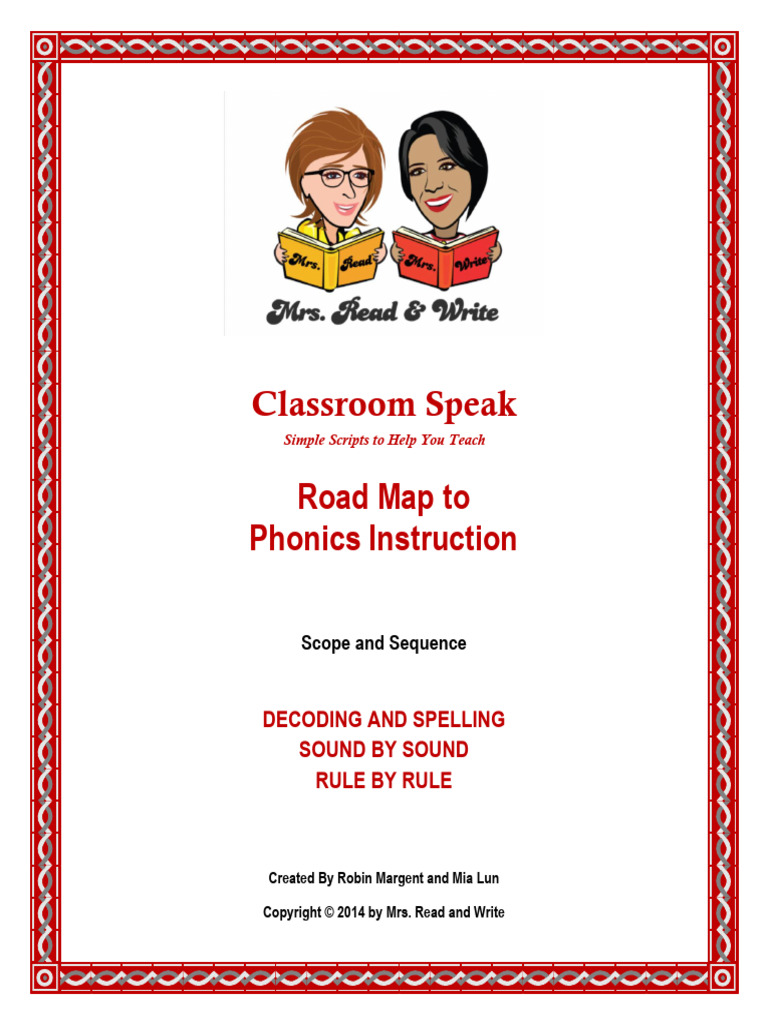 Road Map To Phonics Scope and Sequence | PDF | Phonics | Learning