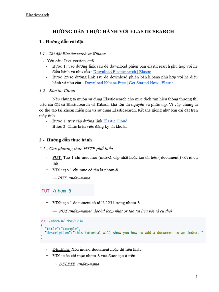 Demo Elasticsearch | PDF