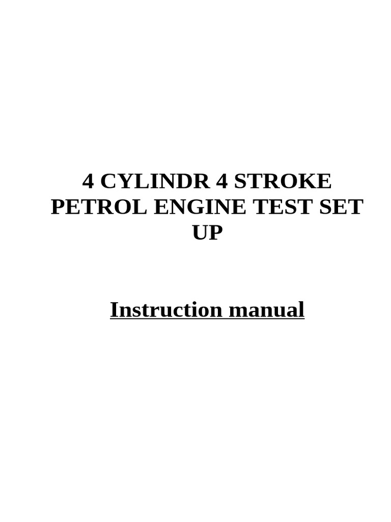 four_cylinder_petrol_engine | PDF | Internal Combustion Engine | Power ...