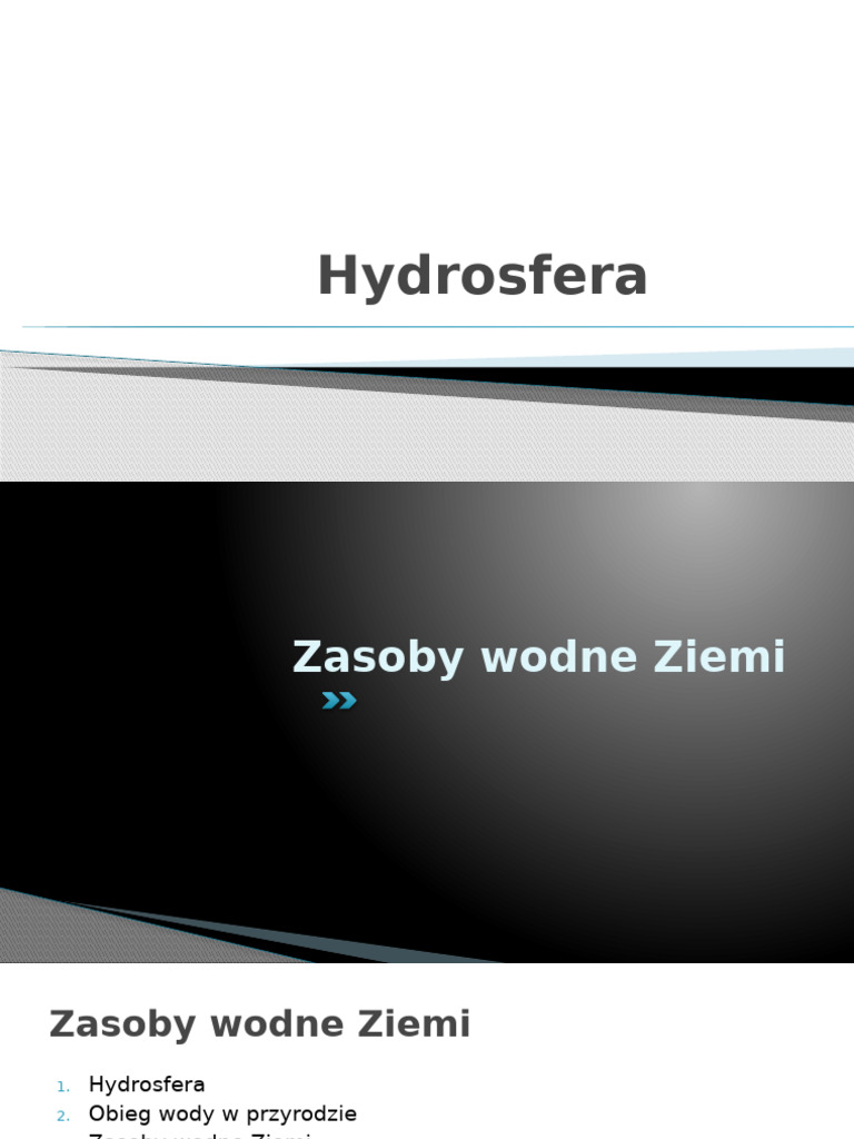 Hydrosfera | PDF
