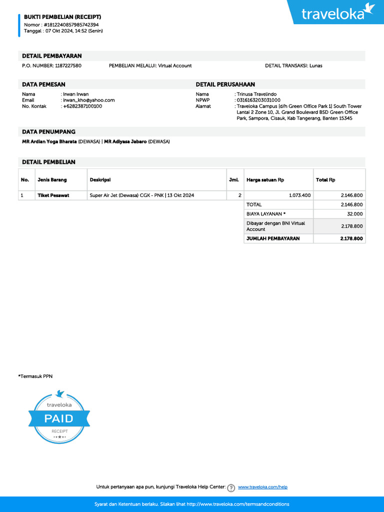 Receipt | PDF