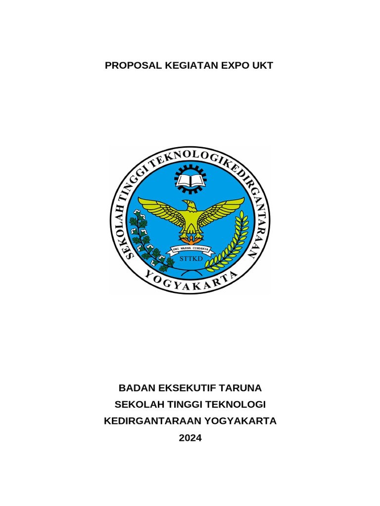 Expo UKT STTKD Yogyakarta 2024 | PDF