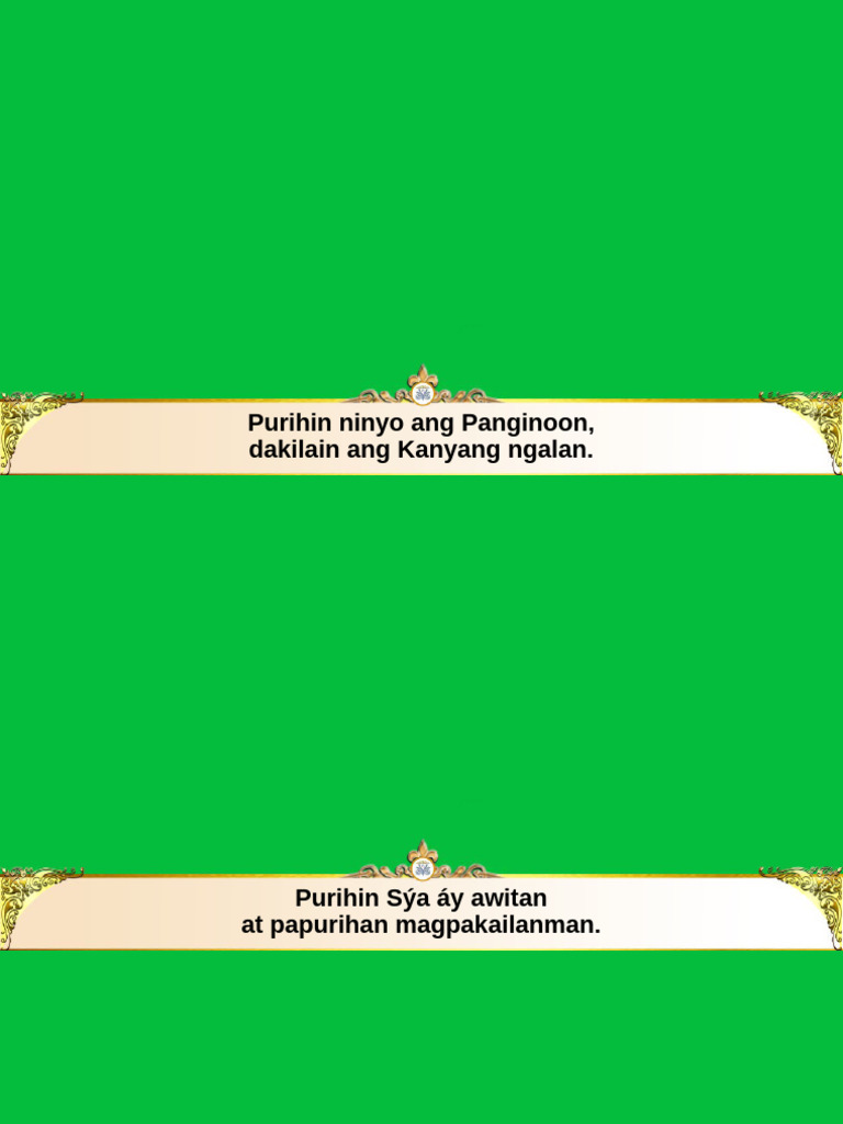 Awit NG Papuri | PDF