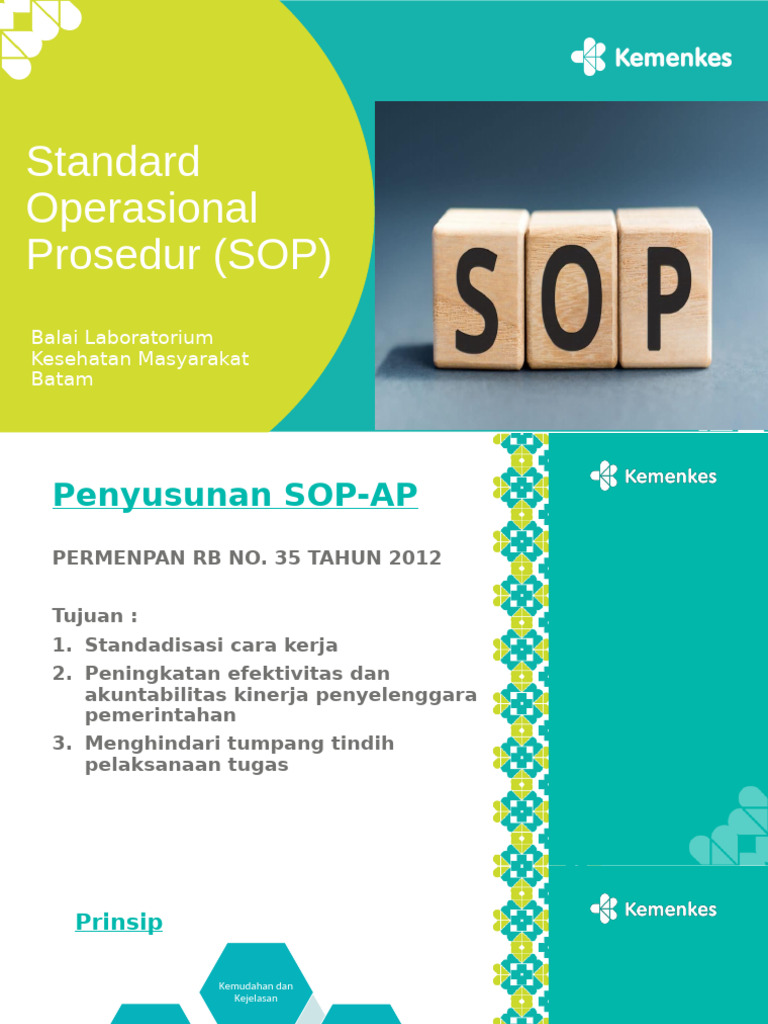 Penyusunan SOP - Oke | PDF