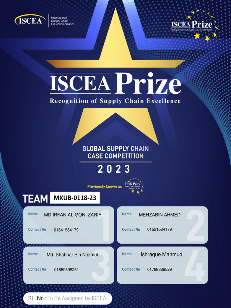 Team - MXUB-0118-23 ISCEA PRIZE GLOBAL CASE COMPETITION.. | PDF ...