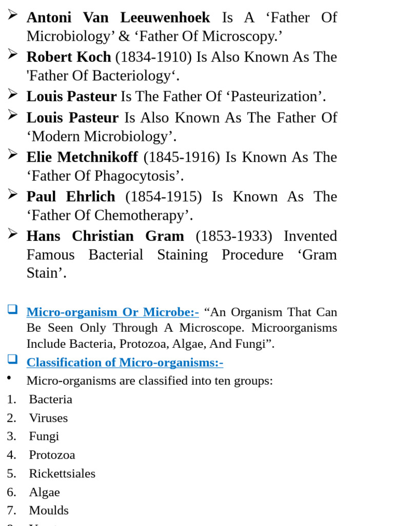 Unit 2micro Organisms | PDF | Staining | Growth Medium