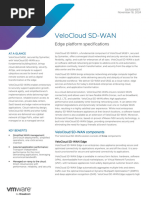 VMware SD-WAN by VeloCloud Edge Data Sheet | PDF | Cloud Computing ...