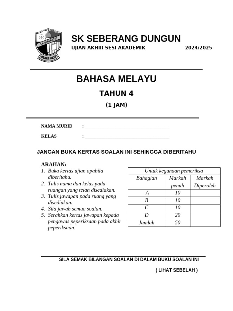 Cover Depan UPSA | PDF