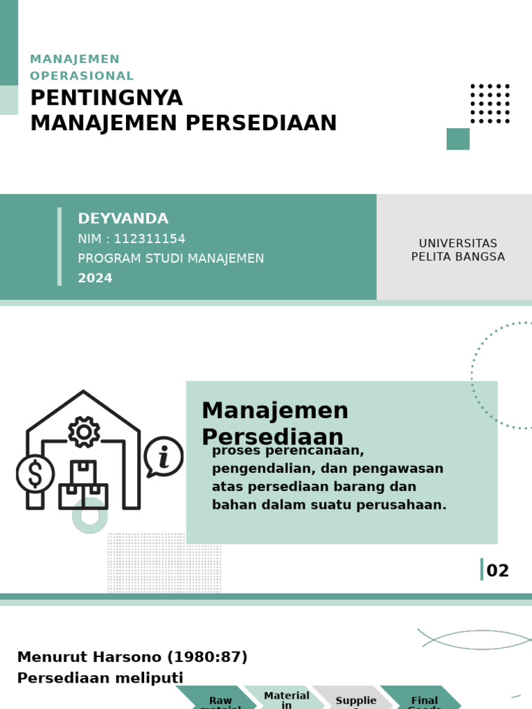Manajemen Persediaan dan Model EOQ | PDF