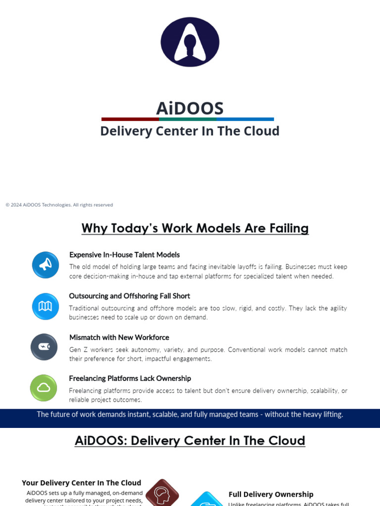 Delivery Center in The Cloud | PDF | Cloud Computing | Outsourcing
