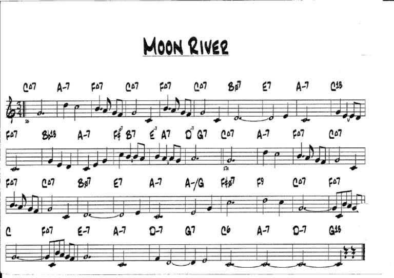 Moonriver | PDF