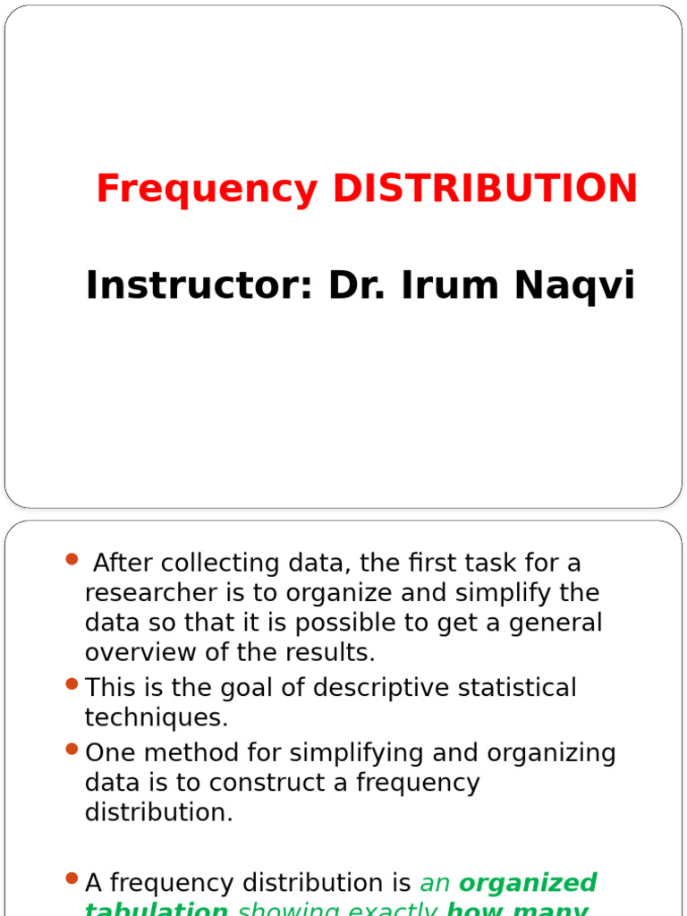 2 Frequency Distribution | PDF | Skewness | Percentile