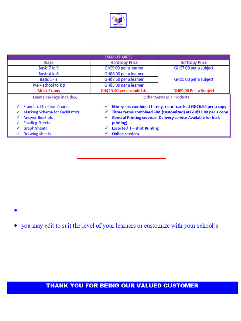 Asante Twi Sanctified Mock - May, 2024 | PDF | Word | Linguistics