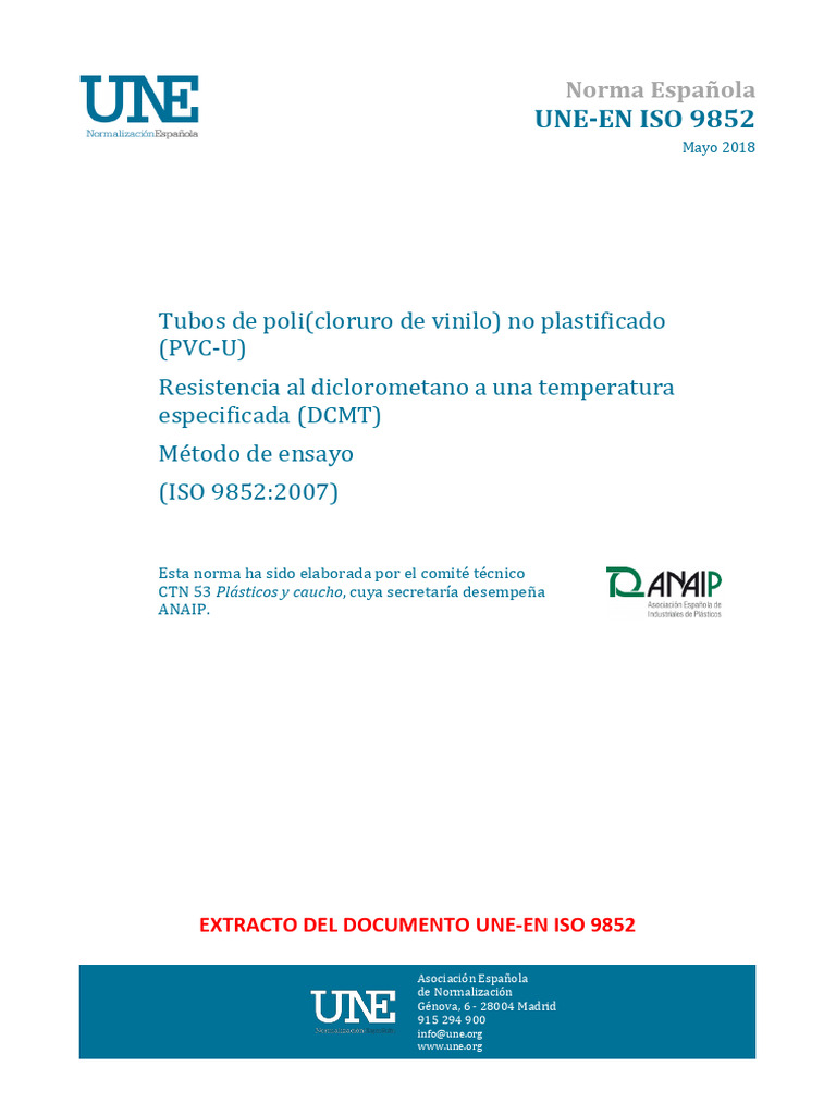 (Ex) Une-En Iso 9852 2018 | PDF