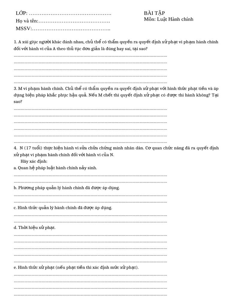 Bai Tap 4 VPHV EL | PDF