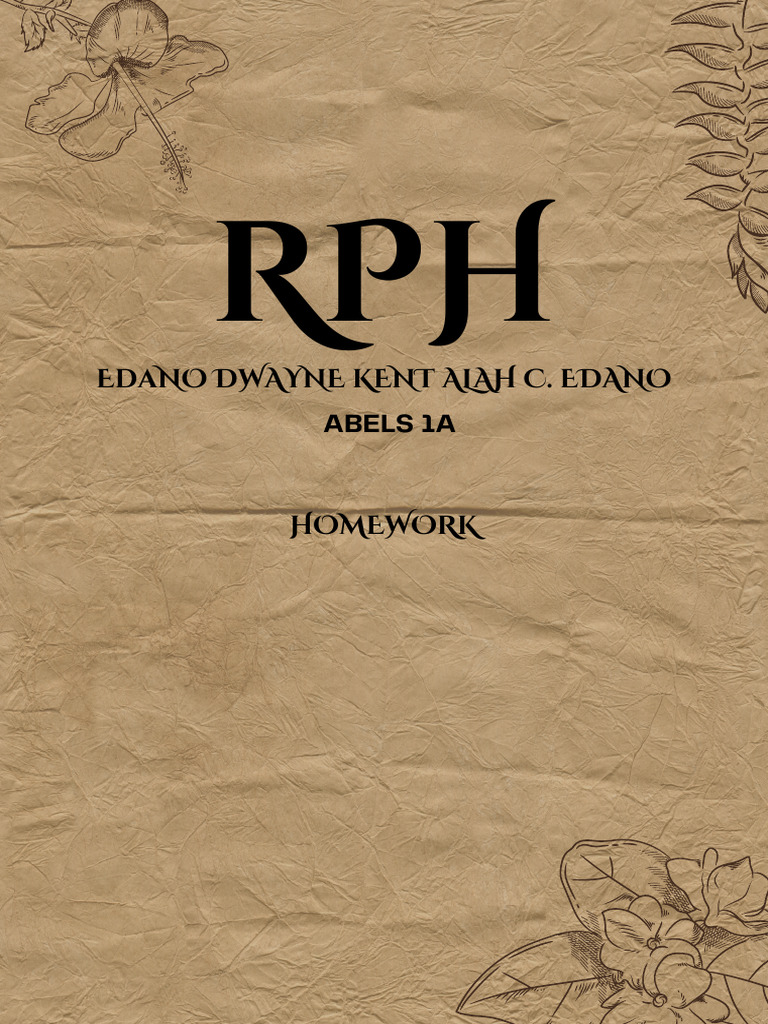 Edano Dwayne Kent Alah C. Edano: Abels 1A | PDF | Politics