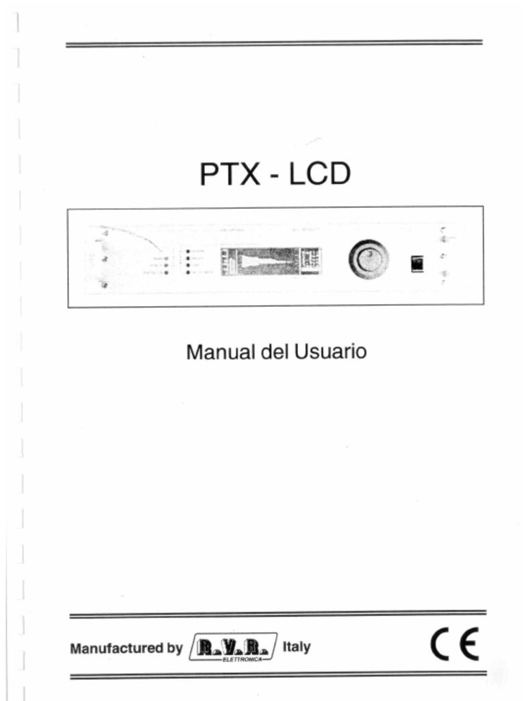 PTX LCD | PDF