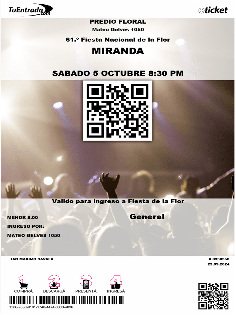 Entrada MIRANDA Ian Maximo Savala | PDF