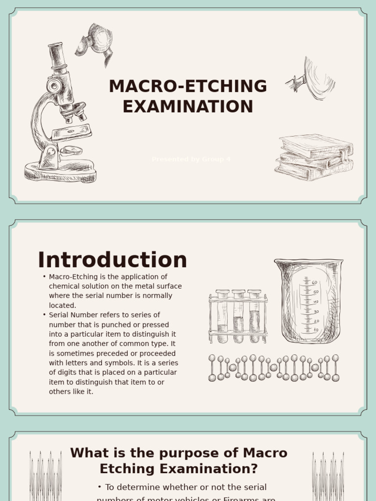 Macro Etching Examination & Liquor Test | PDF | Alcohol Intoxication ...