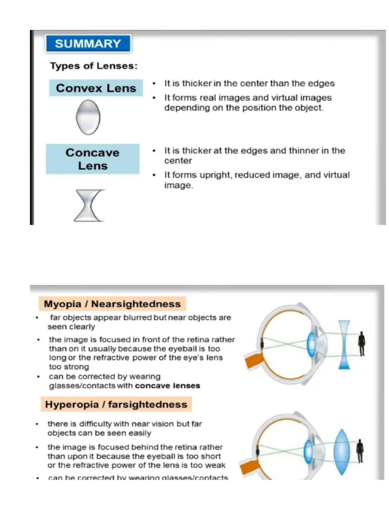Lenses Refraction | PDF