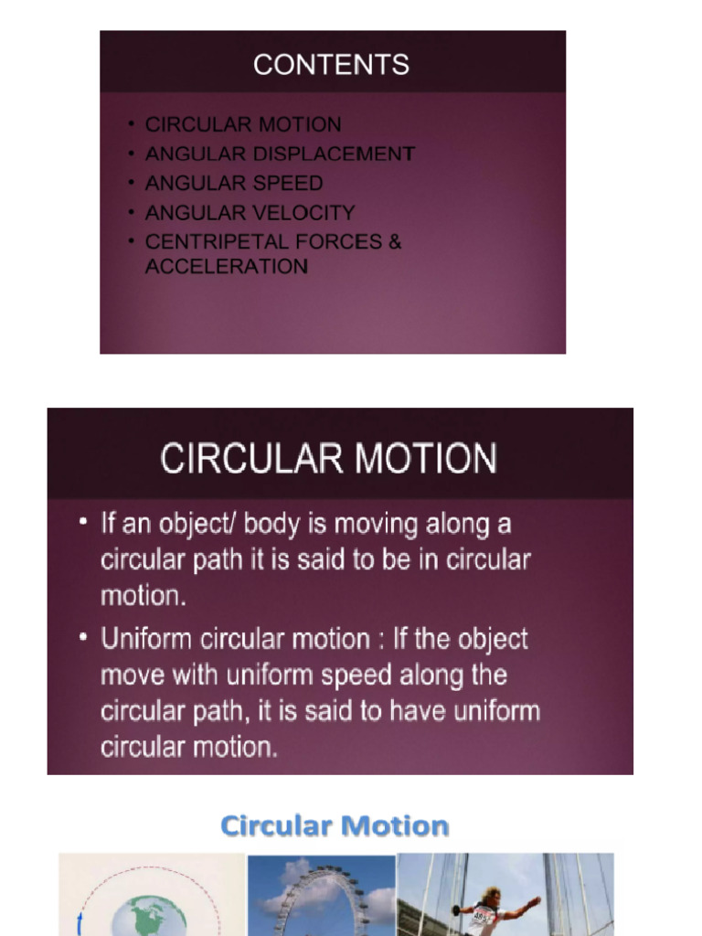 Circular Motion | PDF