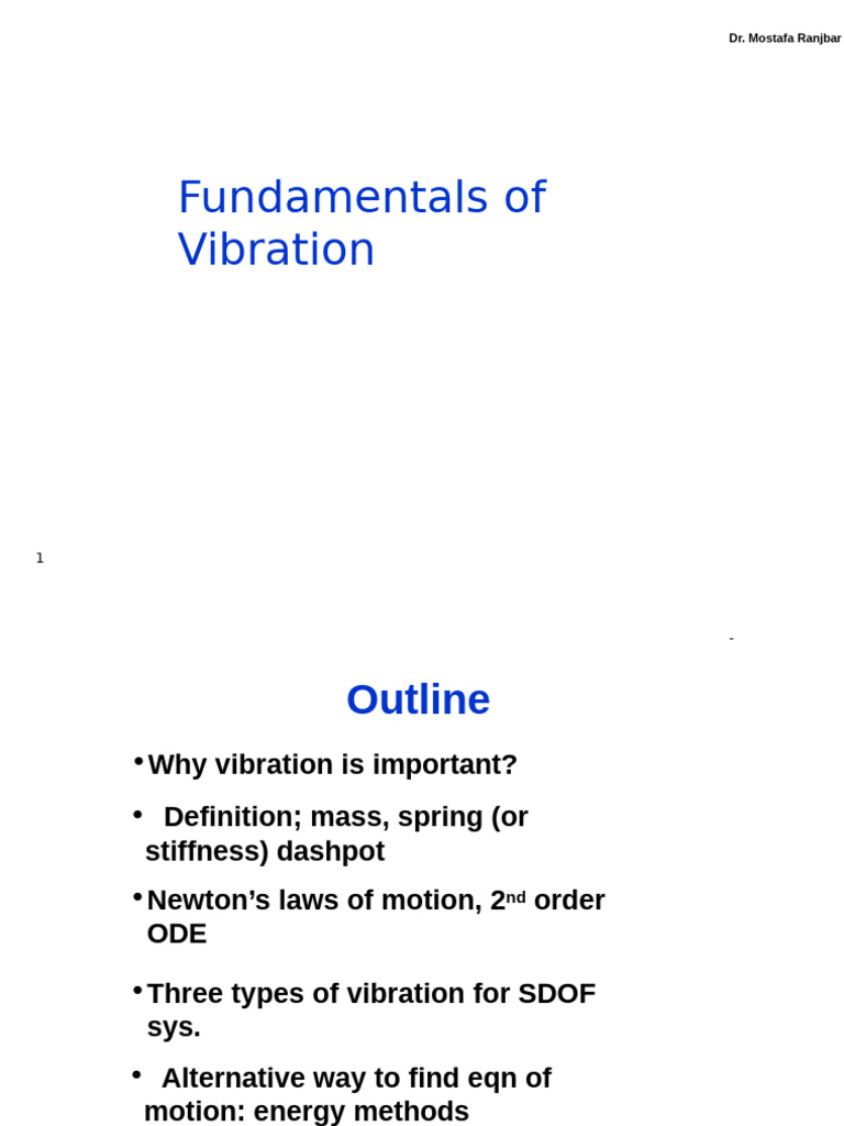 Fundamentals Of Vibration Pdfdrive Pdf Damping Friction