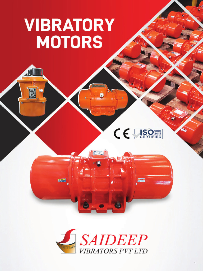 Vibro Motor Catalogue Ver 2022 Email Ver | PDF | Electric Motor ...