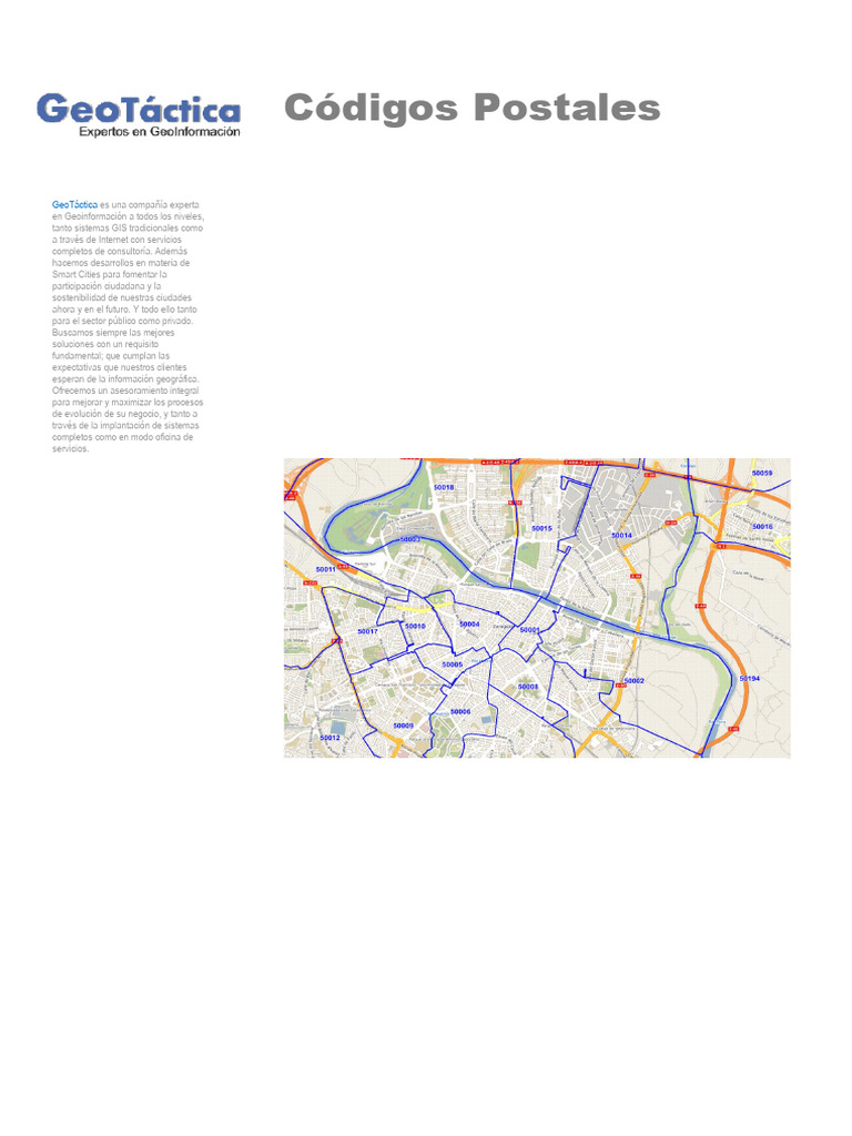 Mapa Codigos Postales de España | PDF | Mapa | España