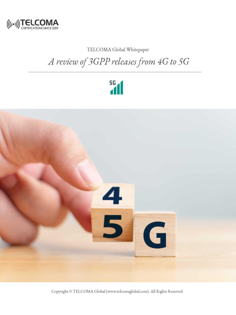 A Review of 3GPP Releases From 4G To 5G White Paper | PDF | Lte ...