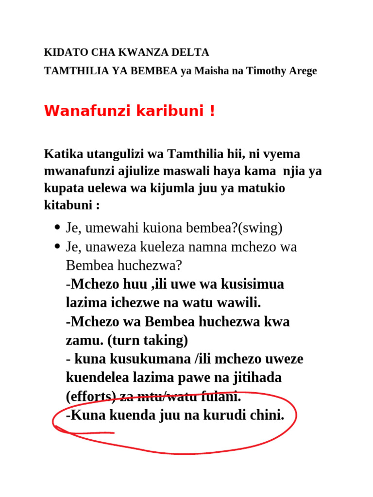KDT 2 DELTA Lesson 2 | PDF