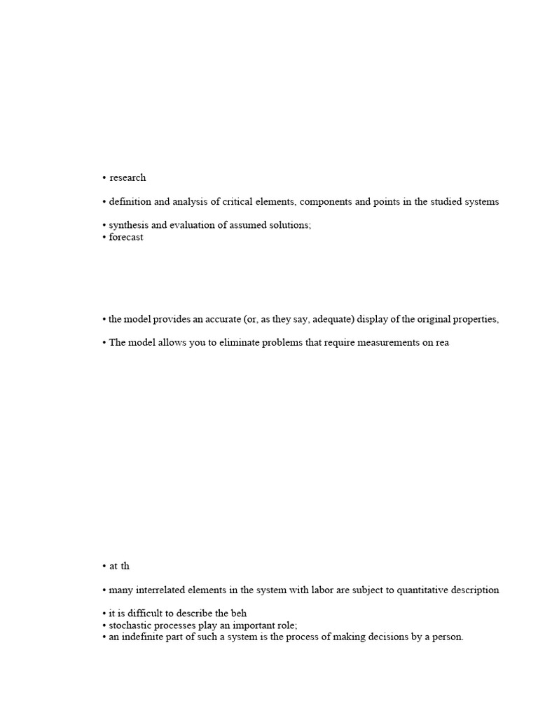 Lecture 1 | PDF | Conceptual Model | System