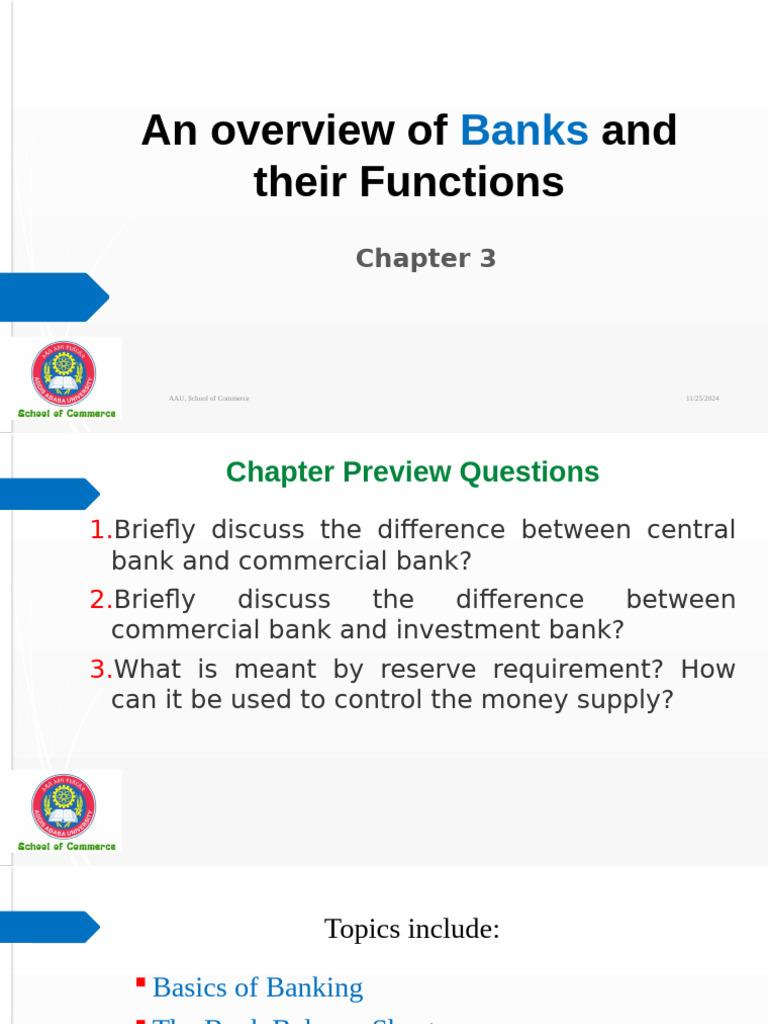 Fmi CH III Aausc-Updated | PDF | Banks | Equity (Finance)